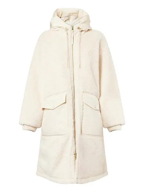 Varley Cyrus Reversible Woven Coat - Sandshell