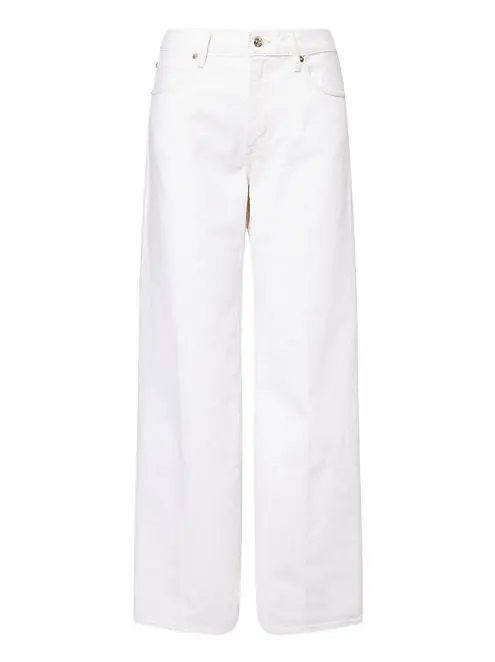 FRAME The Stroll Wide-leg Denim Jeans - Au Natural Clean