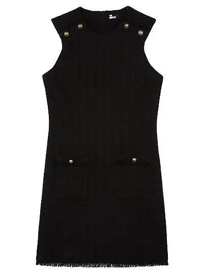 The Kooples Sleeveless Mini Dress - Black