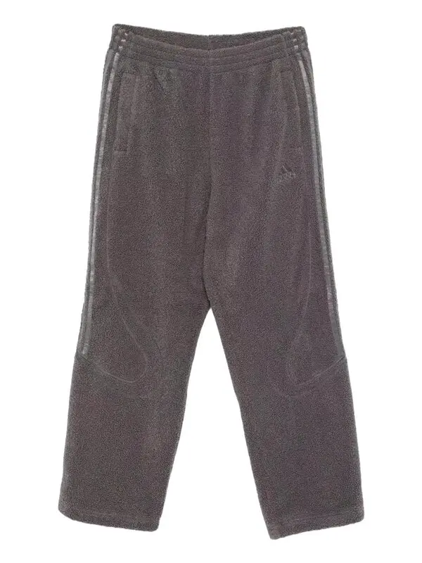 Adidas Side-stripes Panelled Track Pants - Grey