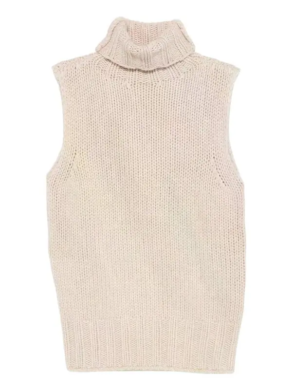 ELY ELY Turtleneck Vest - Neutrals