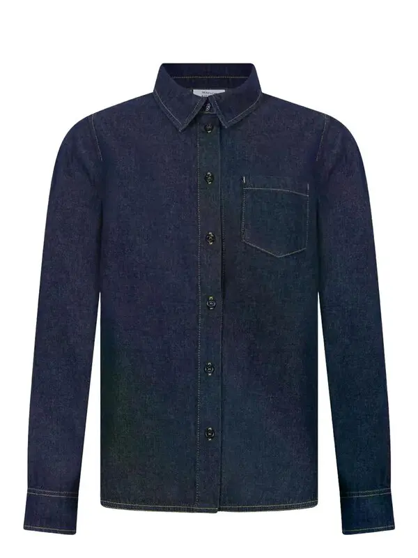 Maison Kitsuné Shirt With Pocket - Blue