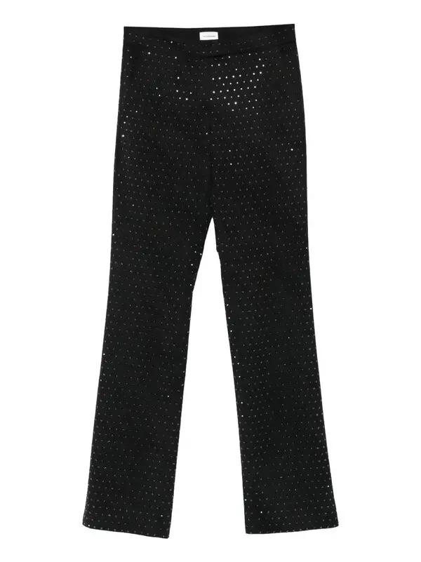 Andamane Crystal Embellished Trousers - Black
