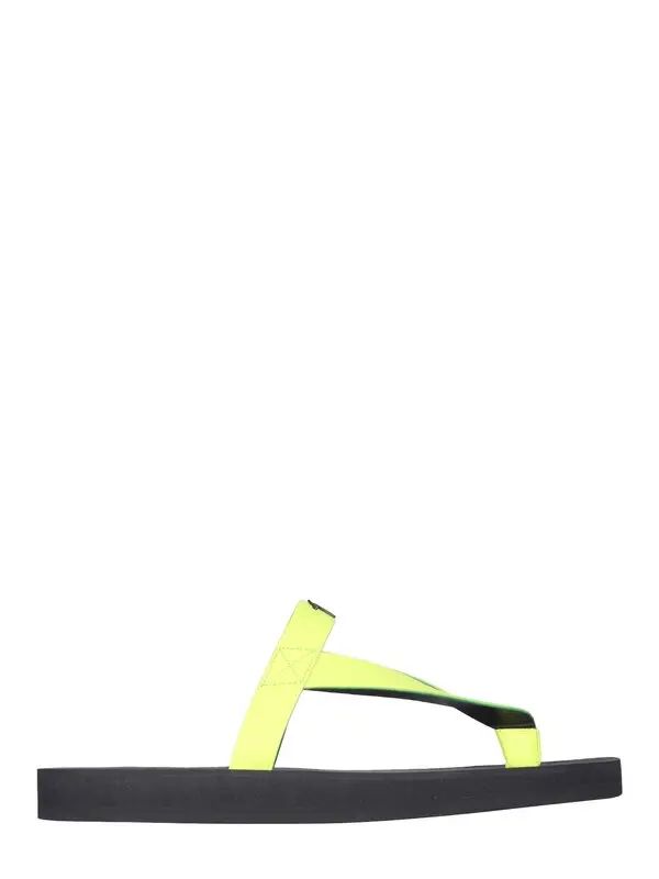 GIUSEPPE ZANOTTI Hydra Slide Sandals - Yellow