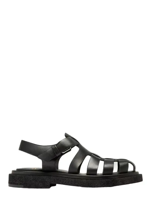Officine Creative Wisal 030 Round-toe Sandals - Black