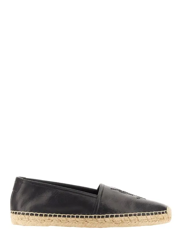 Saint Laurent Monogram Espadrille - Black