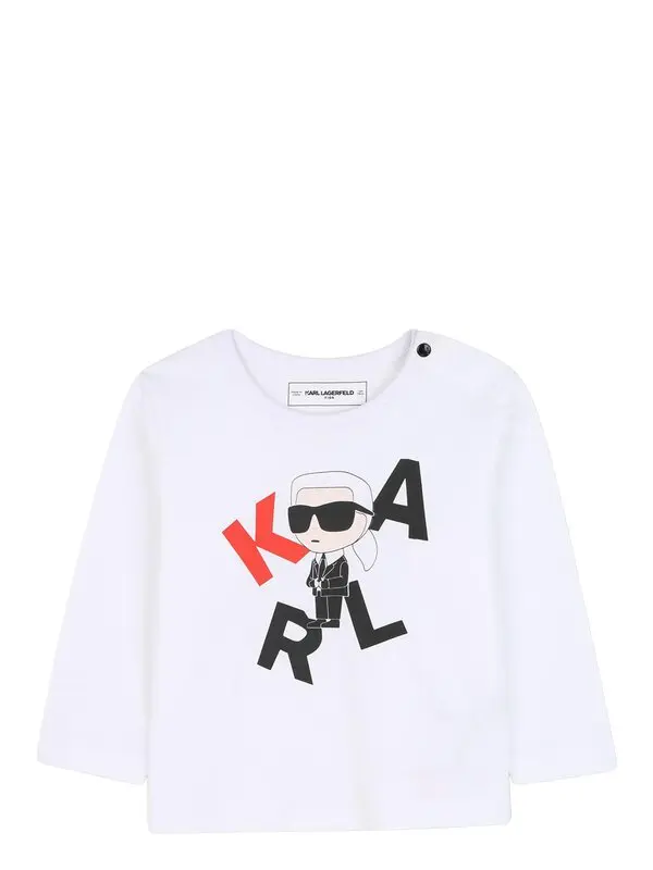 Karl Lagerfeld Logo T-shirt - White
