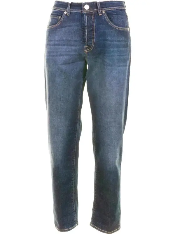 Peserico Stretch-cotton Jeans - Blue
