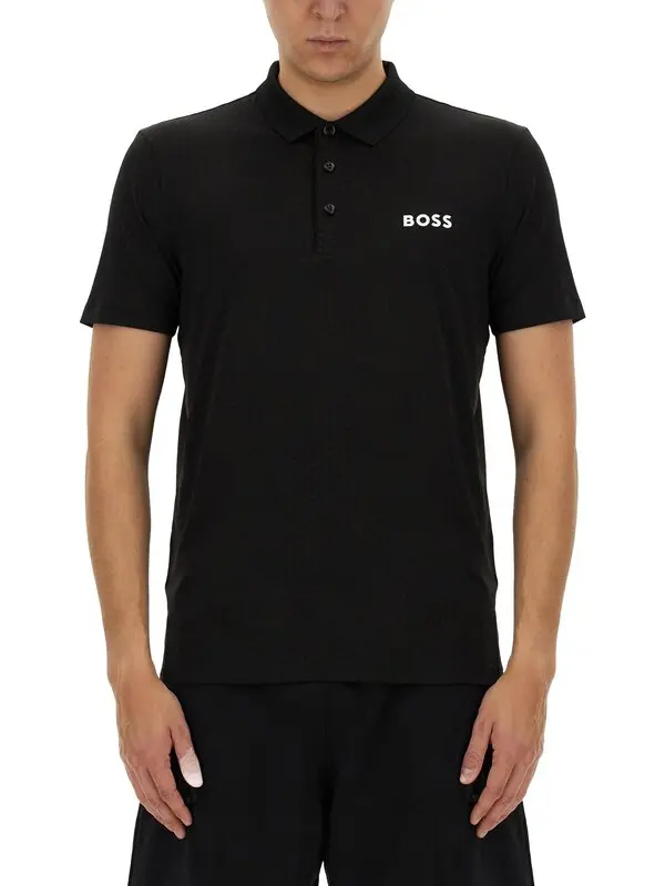 BOSS Polo With Logo - Black