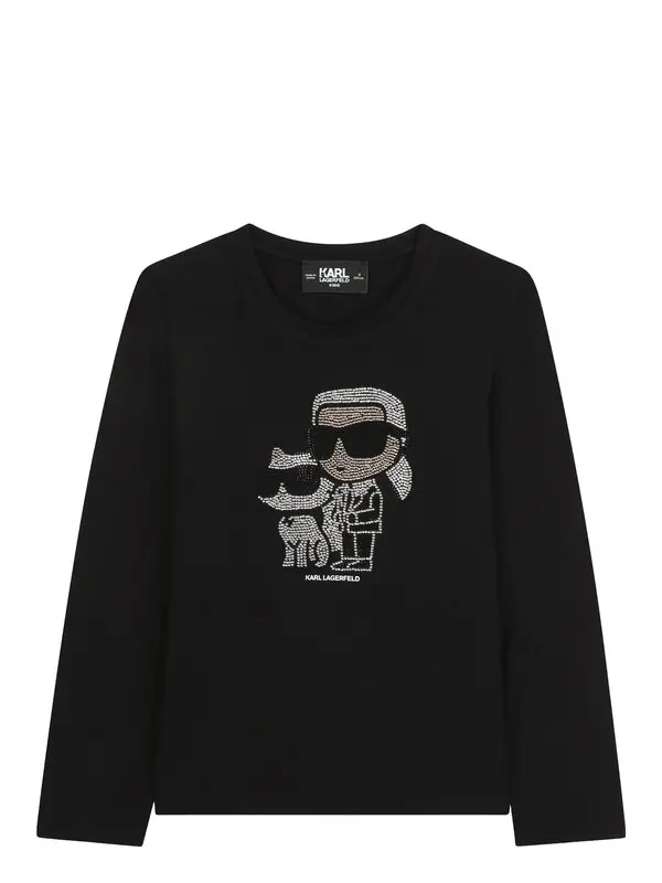 Karl Lagerfeld Logo T-shirt - Black