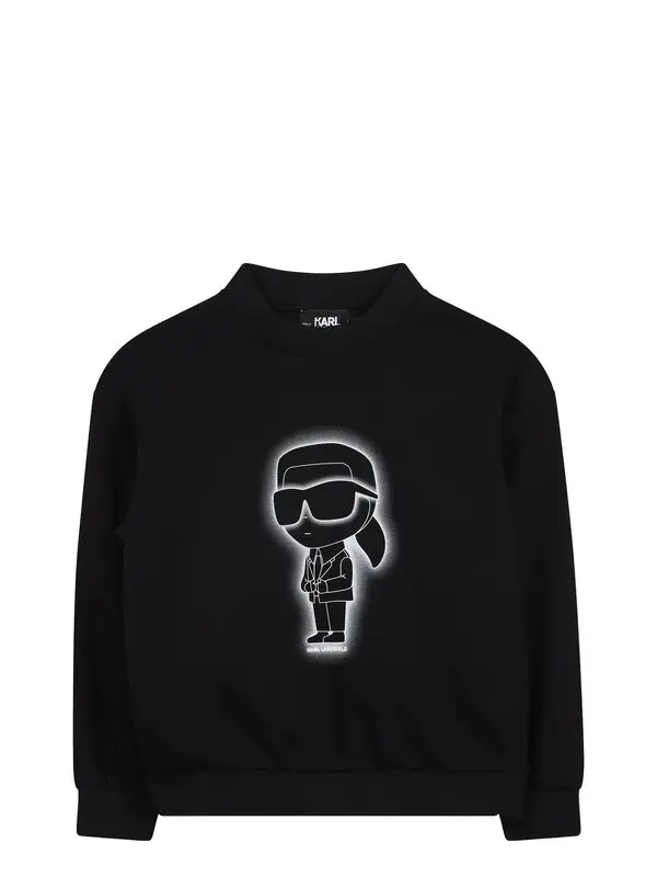 Karl Lagerfeld Logo Sweatshirt - Black