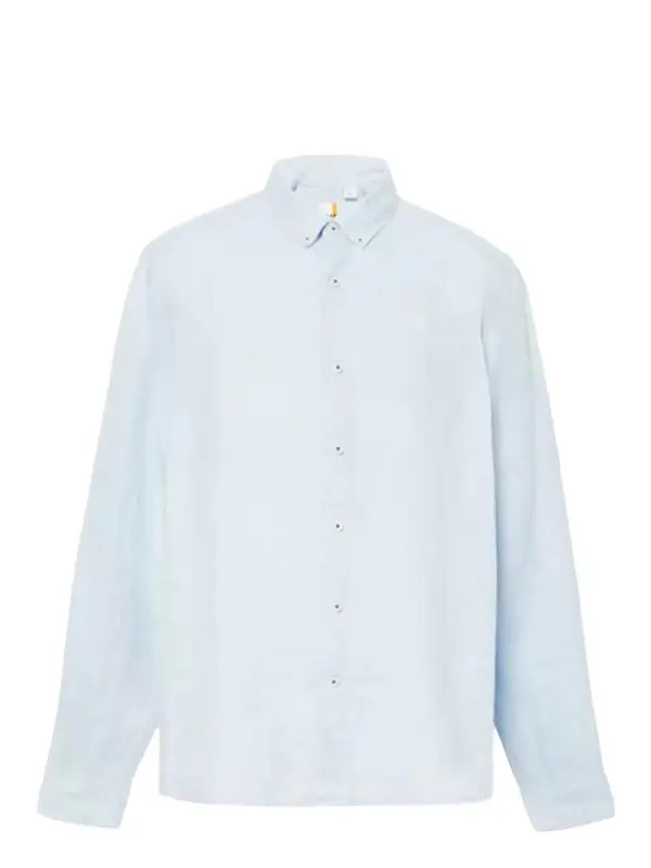 Timberland Mill Brook Embroidered-logo Shirt - Blue