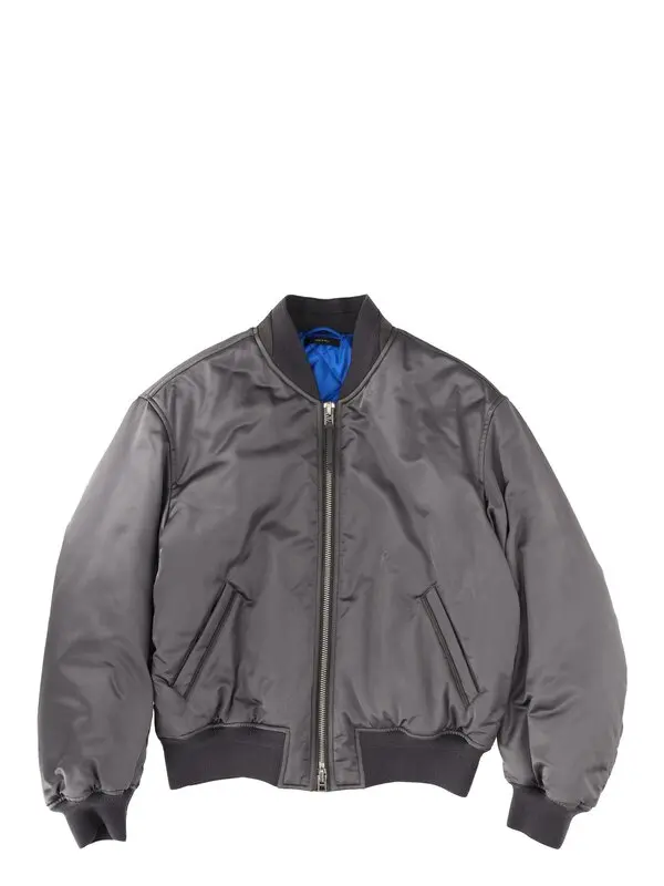 TOM FORD Silk Bomber Jacket - Grey