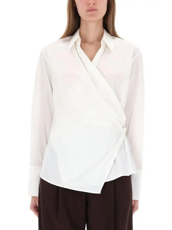 Helmut Lang Wrap Shirt - White