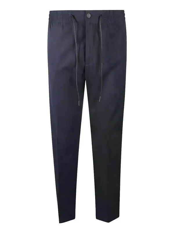 PT TORINO Drawstring-waist Trousers - Blue