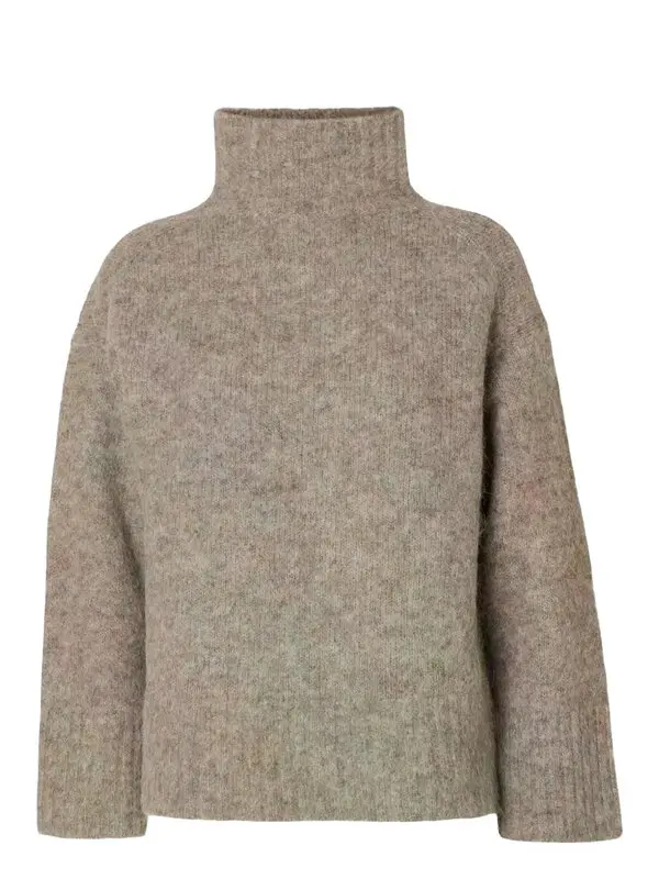 SELECTED Roll-neck Sweater - Neutrals