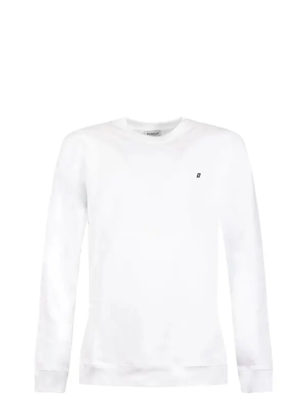 DONDUP Embroidered Logo Sweatshirt - White