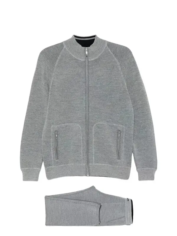 GRAN SASSO Raglan-sleeve Tracksuit - Grey