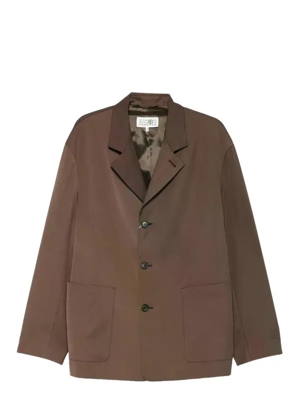 MAISON MARGIELA Patch-pocket Blazer - Brown
