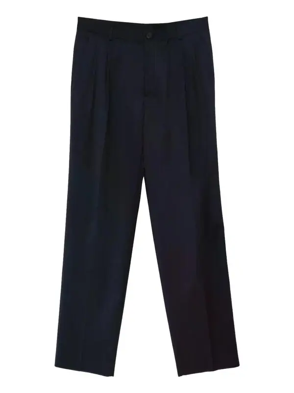 MANUEL RITZ Pleated Trousers - Blue