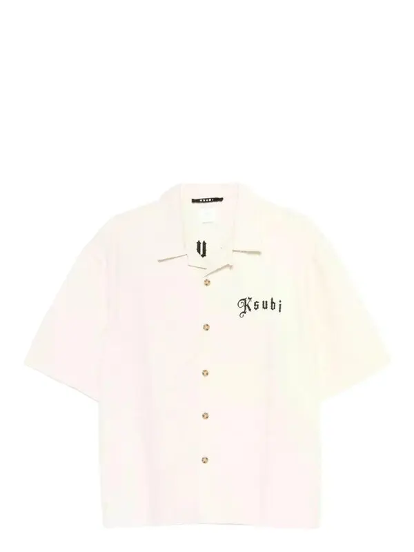 Ksubi Logo-embroidered Shirt - White