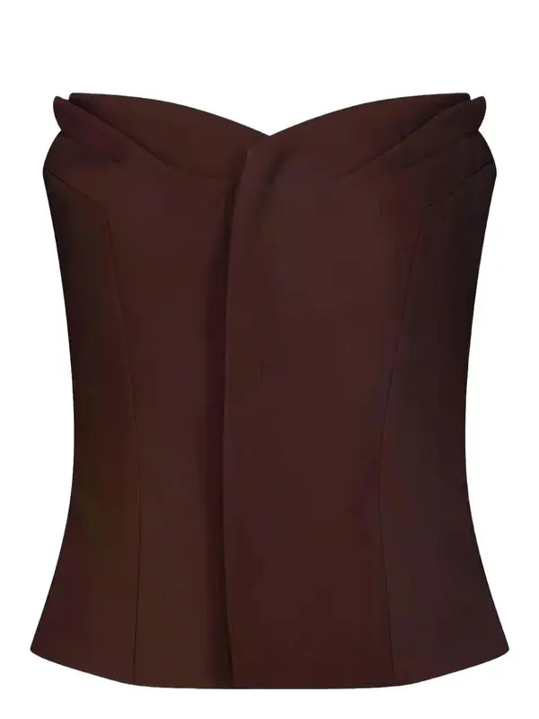Ottolinger Gathered Top - Brown