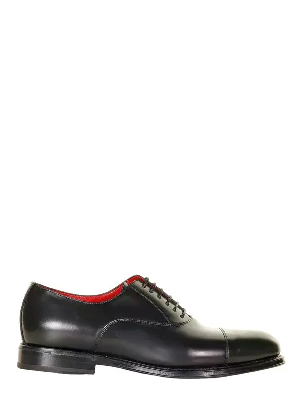 Neil Barrett Polished Flat Oxford Shoes - Black