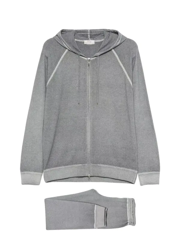 GRAN SASSO Hooded Zip-up Tracksuit - Grey