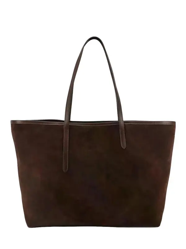 ATP ATELIER Eraclea Suede Shoulder Bag - Brown