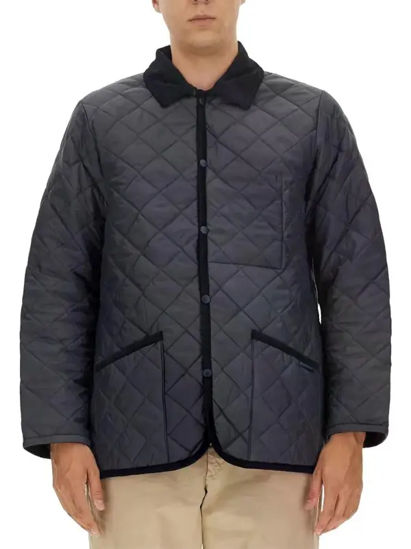 LAVENHAM Quilted Collared Jacket - Blue