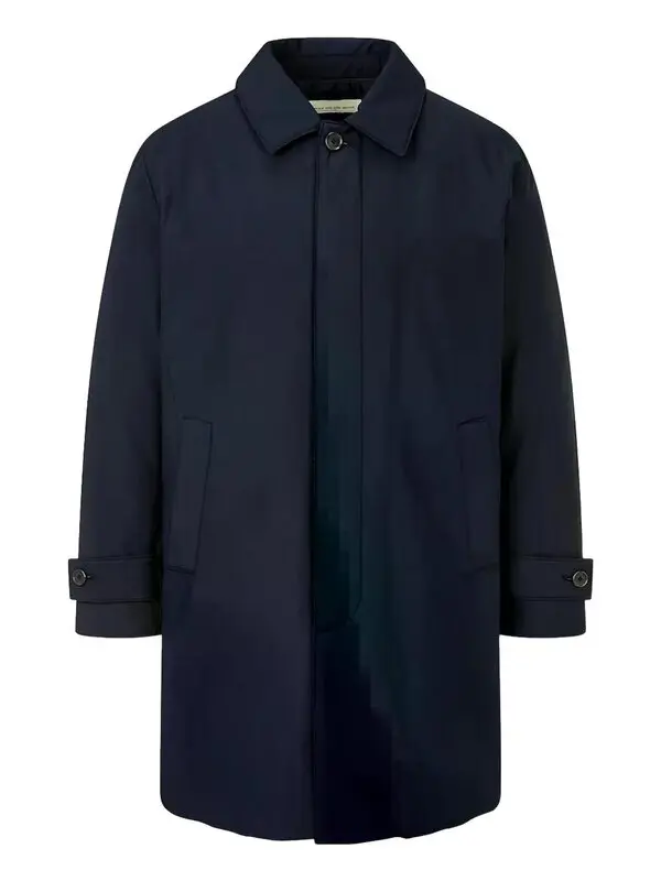 MAN ON THE BOON. Button-up Coat - Blue