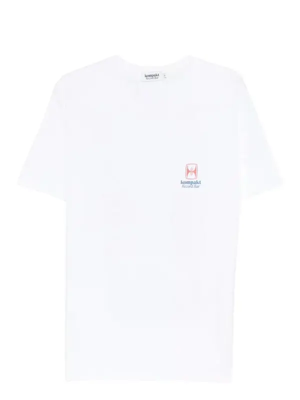 KOMPAKT RECORD BAR Logo T-shirt - White