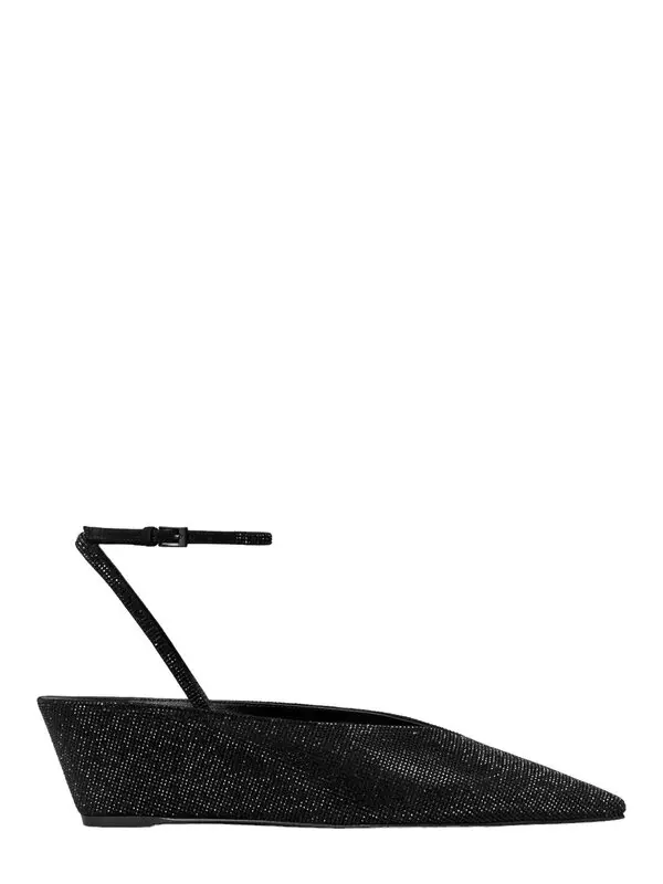 Tory Burch 50mm Pavé Wedge Pumps - Black