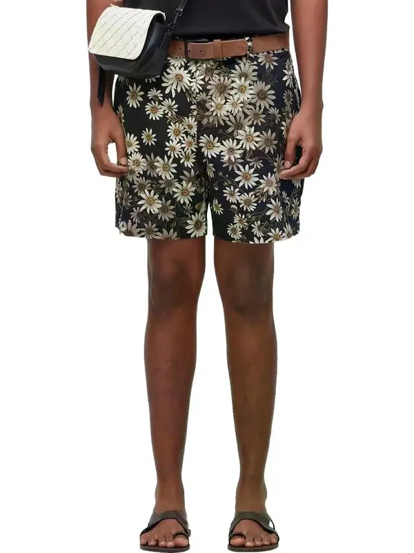 OSKLEN Flow Daisy-print Shorts - Black