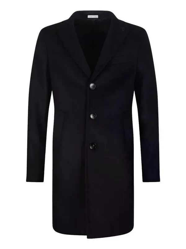 BRERAS MILANO Buttoned Coat - Blue