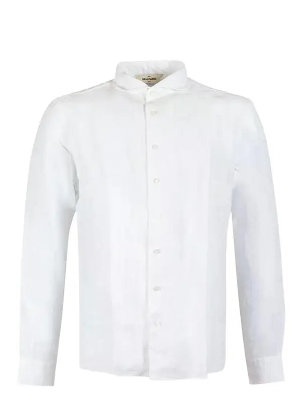 GRAN SASSO Button-closure Cotton Shirt - White