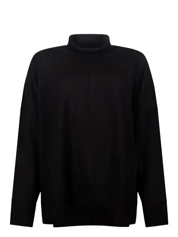 JEI-O Roll-neck Sweater - Black
