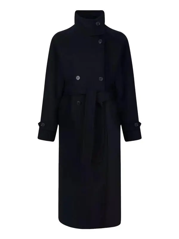 SELECTED Belted Coat - Blue