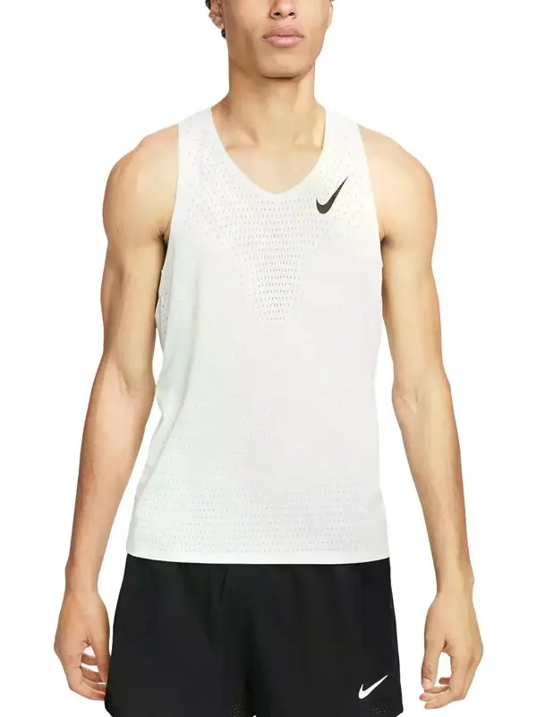Nike Perforated Performance Tank Top - White