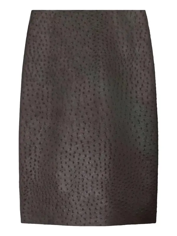 Tory Burch Textured Mini Skirt - Purple