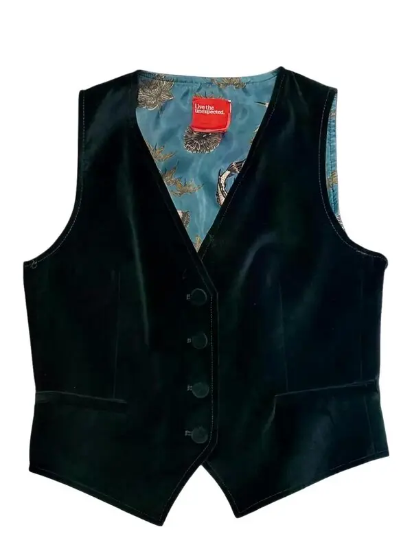 MERCI Buttoned Waistcoat - Green