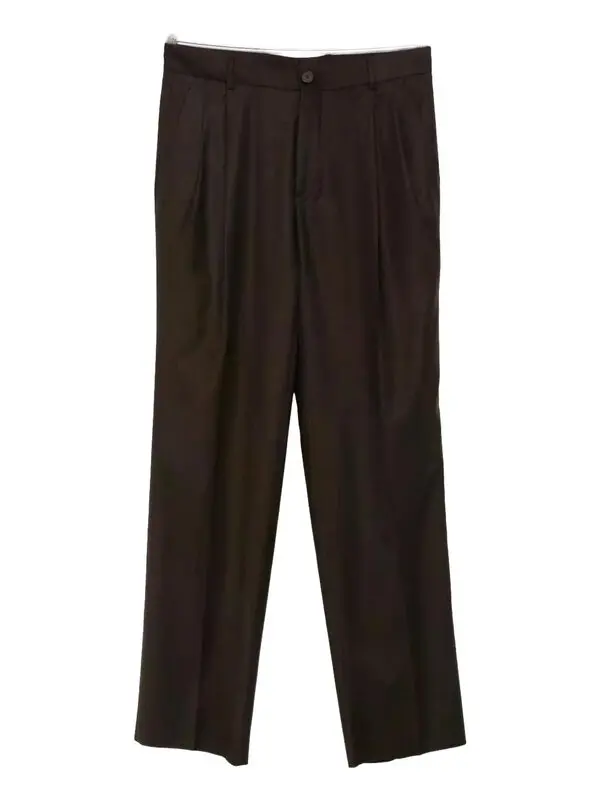 MANUEL RITZ Pleated Trousers - Brown