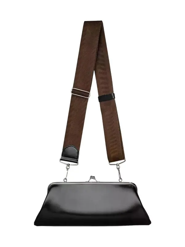 Comme Des Garçons Clasp-fastening Crossbody Bag - Black