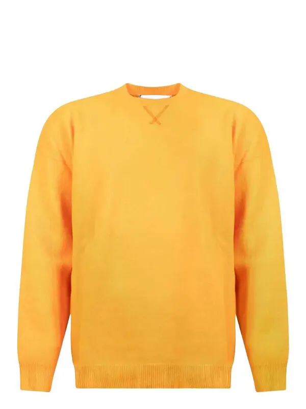 AMARANTO Crew-neck Sweater - Orange