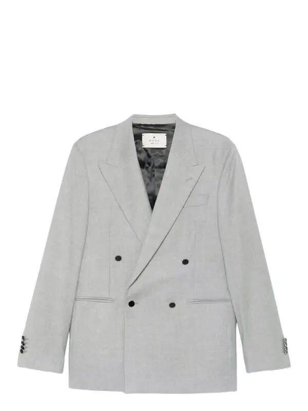 MANUEL RITZ Double-breasted Blazer - Grey