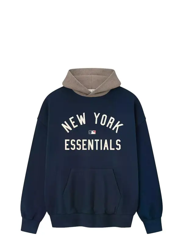 Fear Of God X Mlb Yankees Graphic Hoodie - Blue