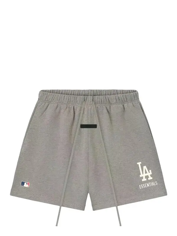 Fear Of God Mlb Dodgers Logo Shorts - Grey
