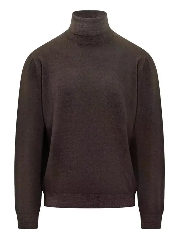 FILIPPO DE LAURENTIIS Dolcevita Roll-neck Sweater - Brown