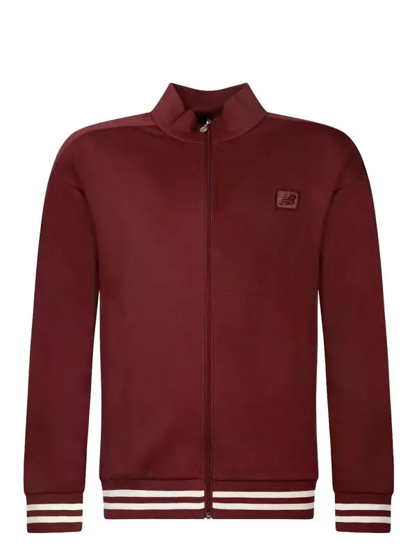 NEW BALANCE Logo-patch Zip Jacket - Red