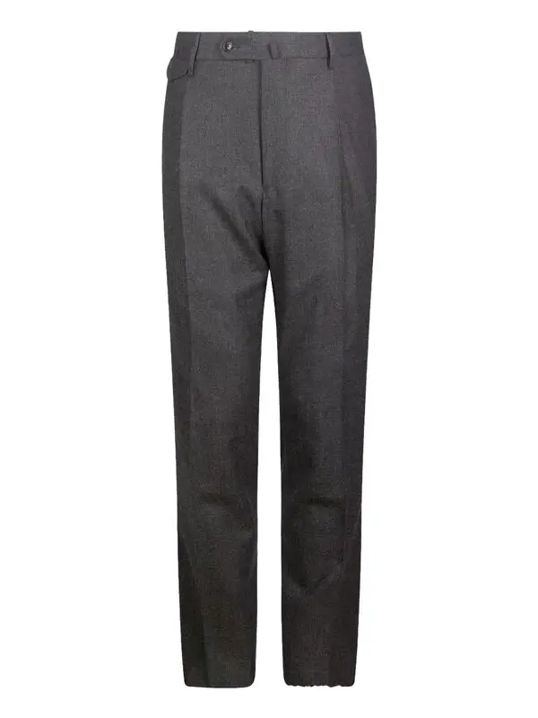 Tagliatore Pressed Crease Trousers - Grey